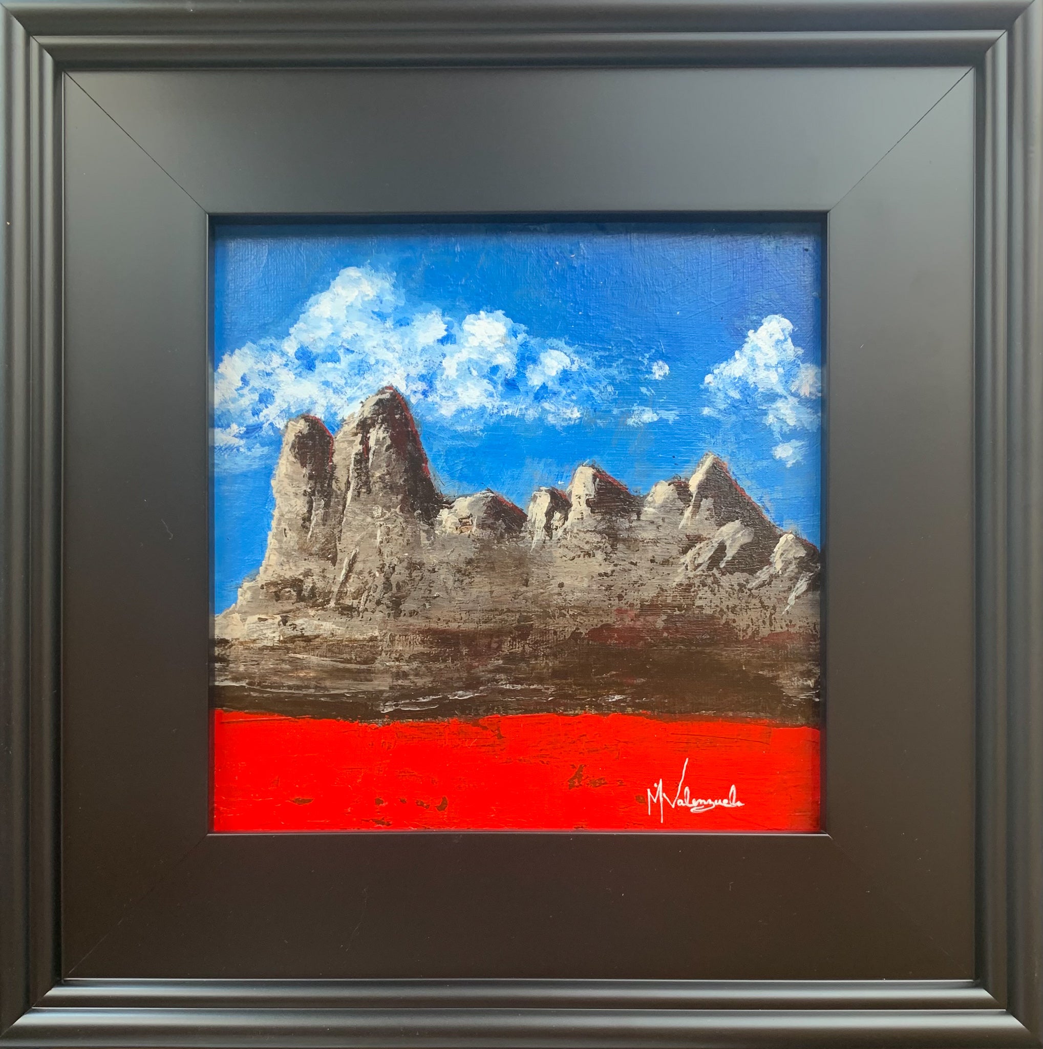 Manny Valenzuela Painting, "Distant Thunder" – T.Karn